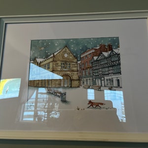 A4 Fine Art Print Shrewsbury Library Signed - Etsy