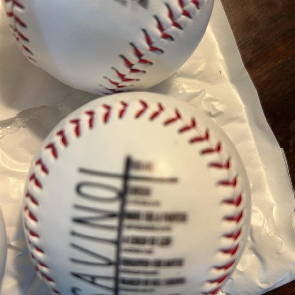 Personalized Christian Baseball, Religious Gift, First Communion Gifts ...