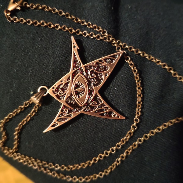 The Elder Sign of Cthulhu Pendant Necklace Lovecraft Pentagram Beacon ...