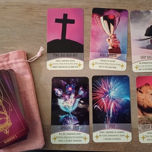 SWEET Romance 100 Cards Pink Oracle Deck Pink Tarot - Etsy