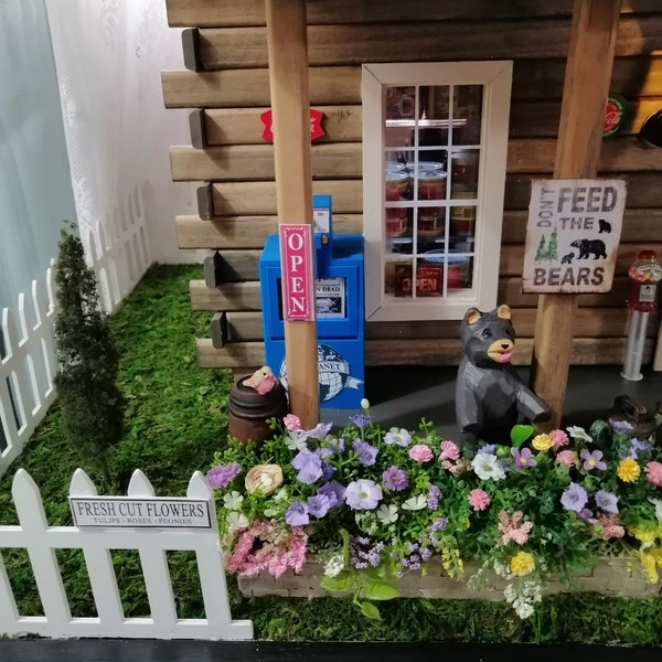 Miniature OPEN Sign in Red and White for Dollhouse 1:12 Scale - Etsy