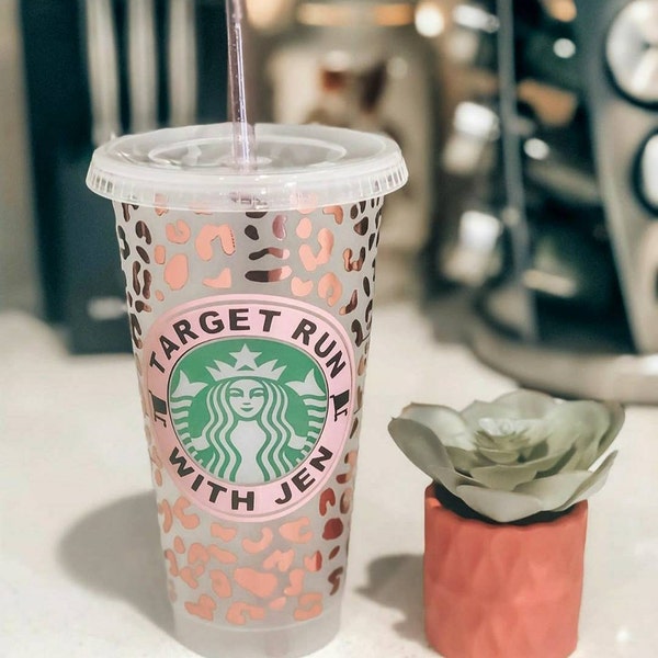 Personalized Starbucks Coffee Cup Label Files - Svg, Png, Dxf. and Eps ...