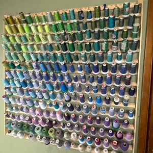161 Spool Thread Rack - Magnetic/adjustable Shelving - 2" Spacing for ...