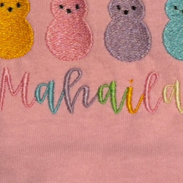 Baby Blue Script Font BX Cursive Machine Embroidery Font | Handwritten ...