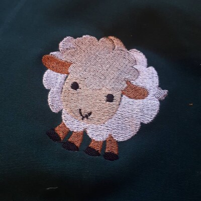 Mini Sheep Embroidery Design, Fill Stitch Sheep, Cute Sheep, Machine ...