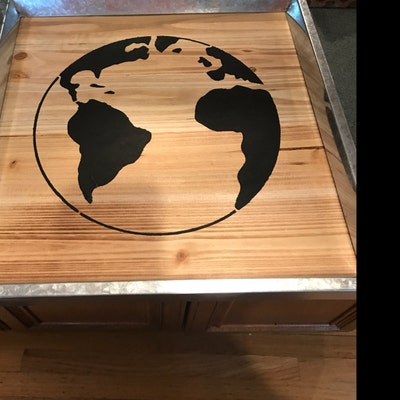 Earth Stencil Reusable Earth Stencils, Large Earth Stencil, Earth ...