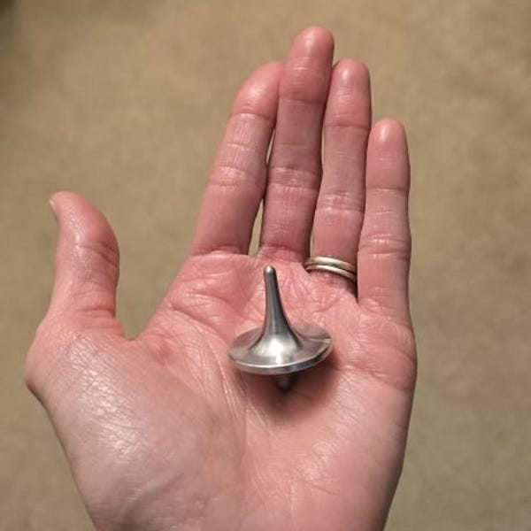Cast Iron Spinning Top / Fidget / Inception Totem - Etsy