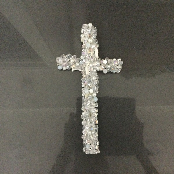 Crystal Beaded Wall Cross , Nail Cross, Crucifix - Etsy