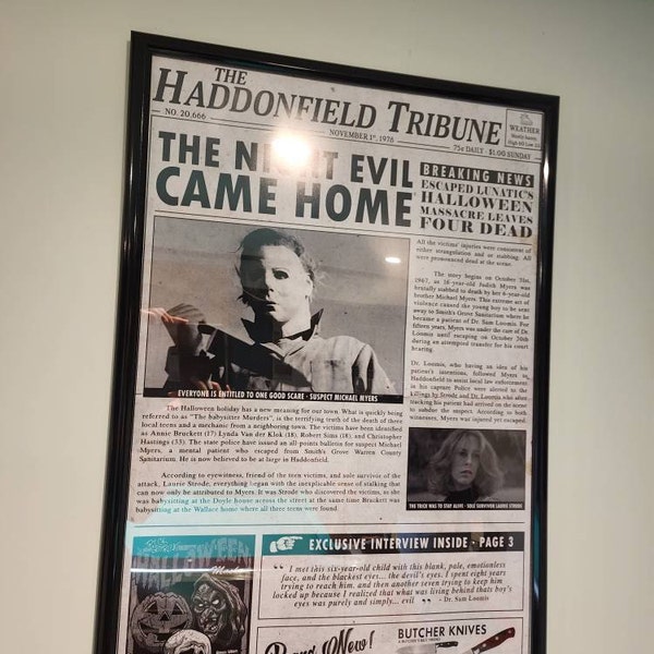 Superheroes Identity Revealed Newspaper Article 20 Inch X 30 Inch ...