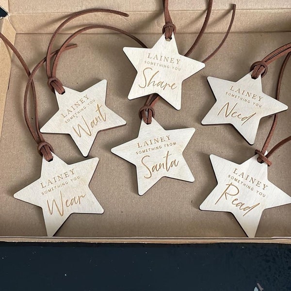 Personalised Something You Want Gift Tags, Christmas Gift Tags, Holiday ...
