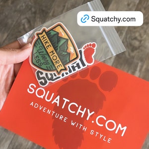 Bigfoot Sticker Set, Choose Your Quantity and Designs - Etsy