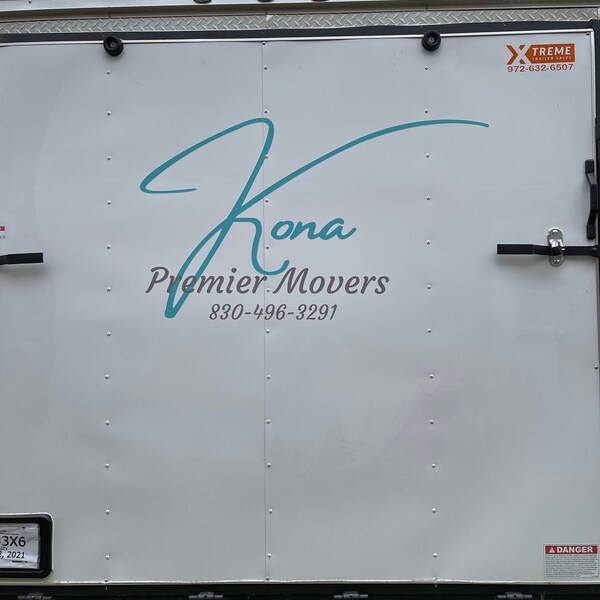 Custom Trailer Lettering Business Lettering Decals - Etsy