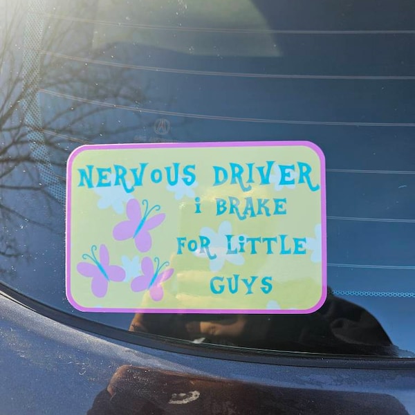 Nervous Driver MLP Vinyl Sticker: Mane 6 Car Decal - Etsy