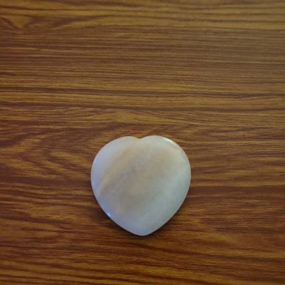 1.6 Inch Worry Stone, Heart Shaped Anti Anxiety Crystal, Meditation ...