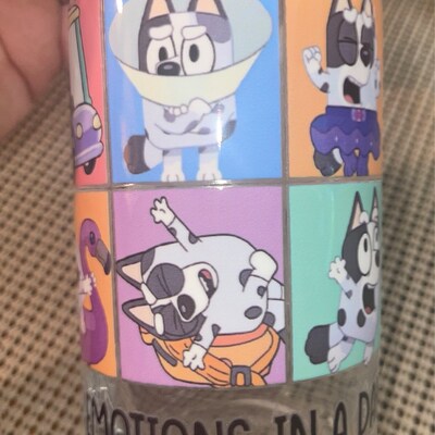 Trolls UV DTF Adhesive Cup Wrap for 16oz Glass Cup Size Premium Uv Dtf ...