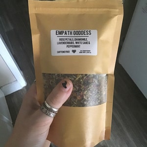EMPATH GODDESS Tea Blend Relaxing & Cleansing Loose Leaf Herbal Tea ...