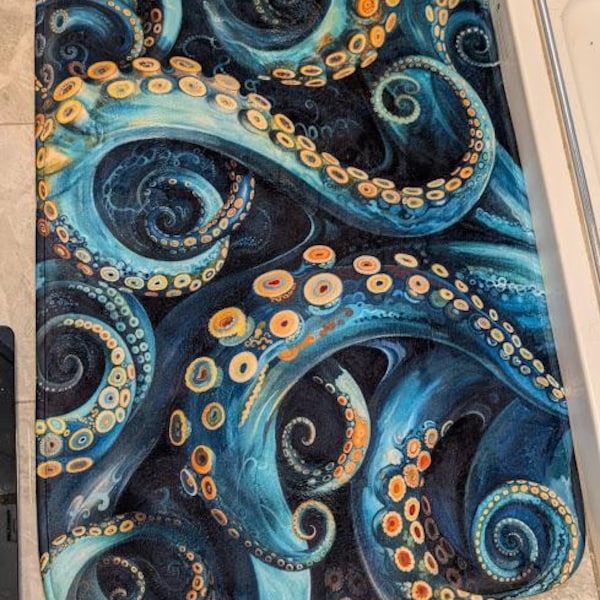 Funky Bath Mat Mid Century Modern Style, Cute & Unique, Perfect for ...