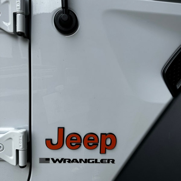 Jeep Custom Color Emblem Sticker Decal, Wrangler JK, TJ, JL, Yj ...