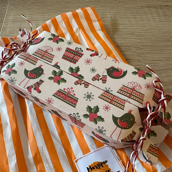 Marzipan British Afternoon Tea 18 Selection Box Birthday Vegan Foodie ...