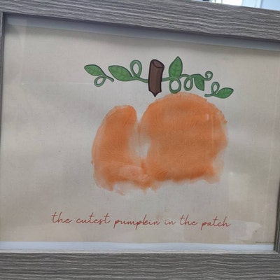 Baby Bottom Print / the Cutest Pumpkin Bum-kin in the Patch ...