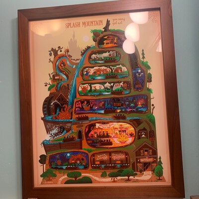Splash Mountain Print, Magic Kingdom, Walt Disney World - Etsy