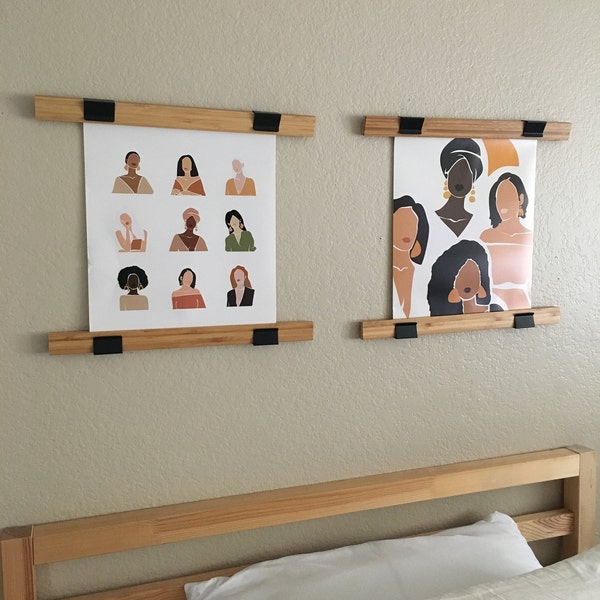 Boho Women Art Print, Color Block Women Poster, Minimal Woman Poster ...