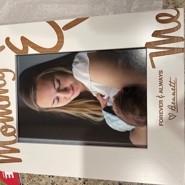 New Mom Personalized Picture Frame, First Mothers Day, New Mommy Gift ...