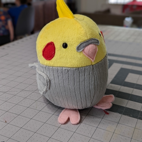 Plush Budgie Bird Sewing Pattern: Australian Birds Soft Toy (PDF ...