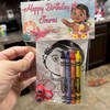 Baby Moana Coloring Party Favors With Crayons| Baby Moana Birthday ...