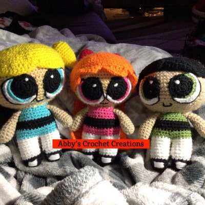 Crochet Pattern: Blossom From Powerpuff Girls, PDF Crochet Doll Pattern ...