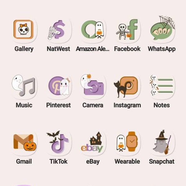 Sage Green App Icons | Sage Green Aesthetic Apps | Green App Icons ...
