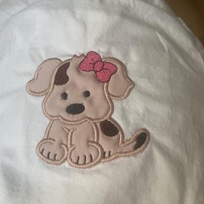 Puppy Dog Baby Applique Machine Embroidery Design Boy Pet Animal ...