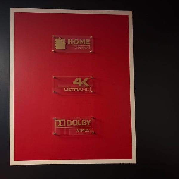 THX | Home Theatre Signs | Signage | Cinema Decor - Etsy