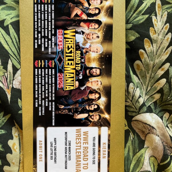 Personalised Scratch Reveal Boarding Pass Scratch off Surprise Boarding ...