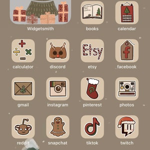 Christmas Ios 14 Icon Pack - Etsy