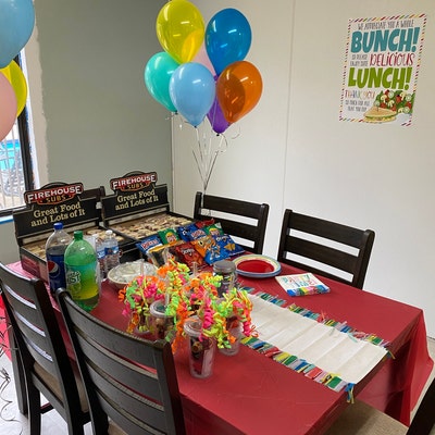 Lunch Thank You Sign, We Appreciate You a Bunch Enjoy Lunch, Staff ...