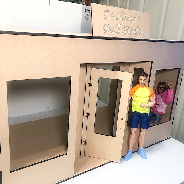 Store Room Box for 1:6 Scale | Storefront Diorama | Toy Store, Boutique ...