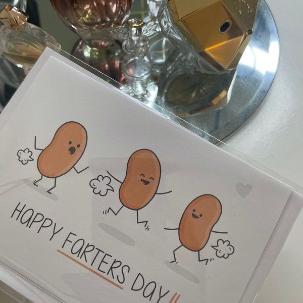 Happy Fathers Day Card | Dad Card | Beans - Etsy