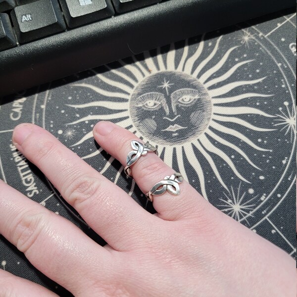 Sterling Silver Arthritis Finger Splint Ring,mallet Finger Splint ...