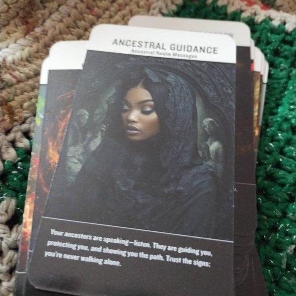 Tea Leaf Oracle Card Deck With Guidebook | 51 Tarot-sized Cards ...