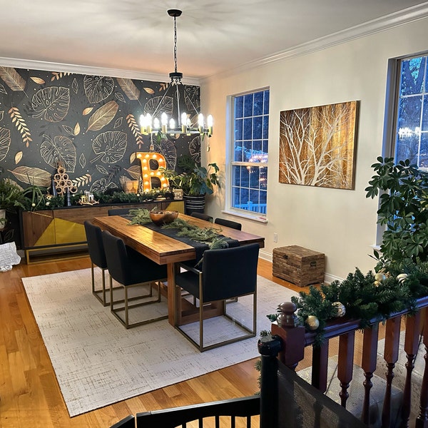 Abstract Wallpaper, Modern Home Decor, Abstract Wall Art, Neutral Tones ...