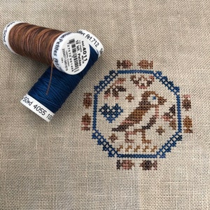 Quirky Quaker Snail PDF Pattern Cross Stitch Darling & | Etsy