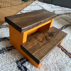 Large Step Stool Adult Size Stool Wooden Step Stool - Etsy