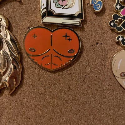 Pastel Pink Pop-up Retro Enamel Pin - Etsy