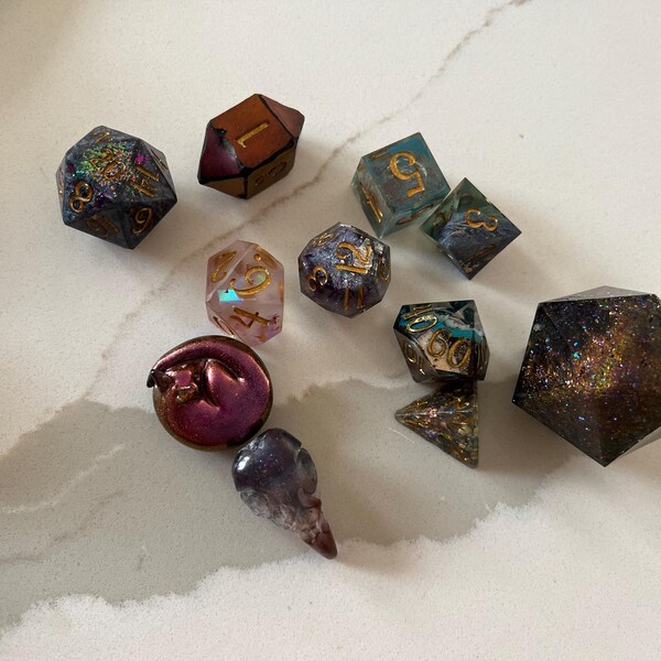 Channel Divinity 7 Piece D&D Dice Set - Etsy