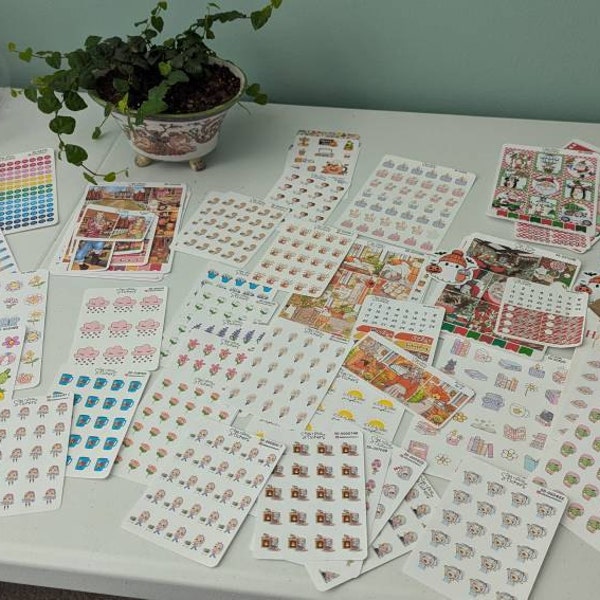 NEW Stickers Weekly Sticker Kit Pretty Pricklies Sticker Kit Planner ...