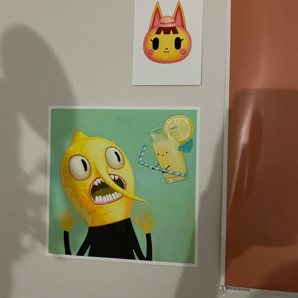 Adventure Time - Earl of Lemongrab Wall Art Print - Geek Art, Pop Art ...