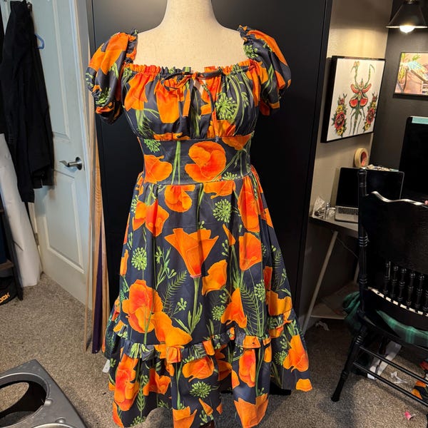 Estella Corset Top and Cottage Core Skirt Digital PDF Sewing Pattern ...