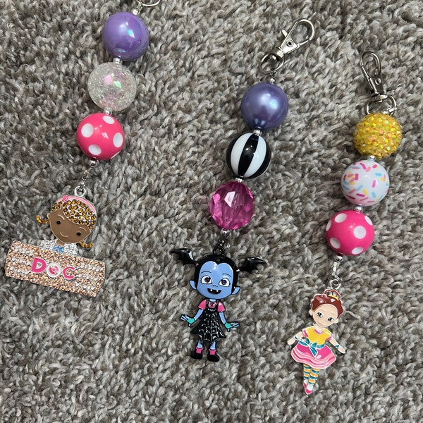 Disney Jr Doc Mcstuffins Inspired Key Chain / Zipper Charm / Backpack ...