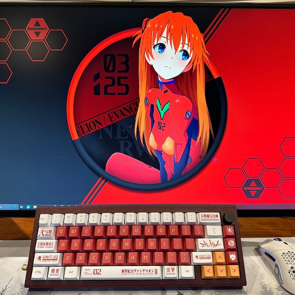 Eva Unit-02 Keycap Set, Cherry Profile, PBT, Cherry MX Stem, Dye-sub ...
